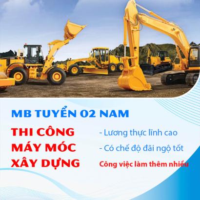 MB Tuyển 02 Nam Thi công máy móc tại Fukuoka, Nhật Bản
