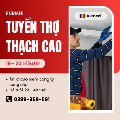 Xuất khẩu lao động Rumani 2026| Cập nhật những đơn hàng mới nhất